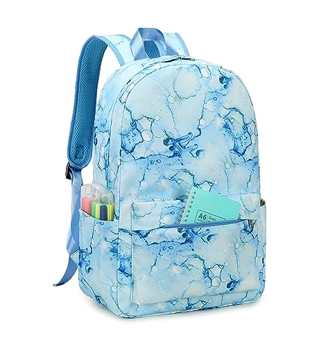 CAMTOP School Backpack for Girls Boys Teens Bookbag Set Tie Dye Kids Backpack 3 In 1,School Bags with Lunch Box Pencil Case