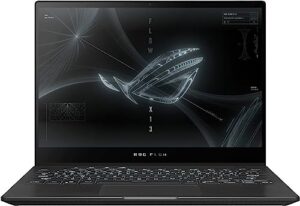 asus rog flow 13.4" touchscreen gaming laptop - amd ryzen 9-16gb memory - nvidia geforce rtx 3050 ti v4g graphics - 1tb ssd - off black