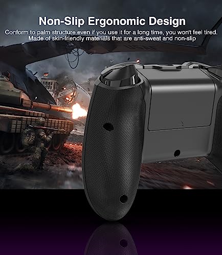 DOBE 𝙎𝙩𝙚𝙖𝙢 𝘾𝙤𝙣𝙩𝙧𝙤𝙡𝙡𝙚𝙧, Wireless Gaming Controller for Steam/Steam Deck/PC Windows/PS3, PC Gamepad with Adjustable Dual Vibration & Headphone Jack (Battery Required)