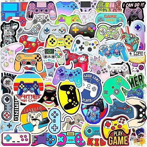 50Pcs Retro Gamepad Game Console Graffiti Sticker Decoration Diy Hand Account Computer Phone Luggage Thin Waterproof Sticker Famosa Serie De Juguetes De Dibujos Animados De Equipaje Estilo De Regalo