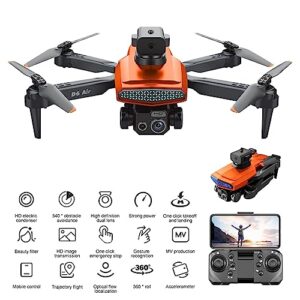 Drone With 4k Hd Fpv Camera,Quadcopter Folding Aerial Drone Wifi Remote Control Toy, Gift For Boys And Girls, With Altitude Hold Function Headless Mode Start Speed (Orange)