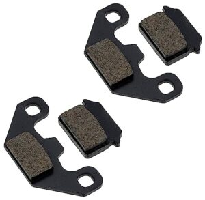 cokoou rear disc brake pad replacement for 50cc 70cc 90cc 110cc 125cc atv go kart quad bikes dune buggy 4 wheeler 2 pair