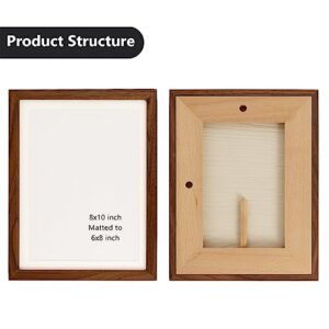 Hans Photo Frame,Made of Solid Wood Picture Frame for Wall Mounting or Tabletop Diaplay