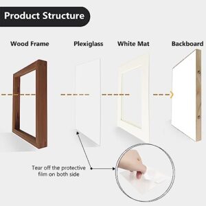 Hans Photo Frame,Made of Solid Wood Picture Frame for Wall Mounting or Tabletop Diaplay