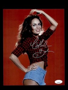 catherine bach jsa cert signed 8x10 photo dukes of hazzard autographed