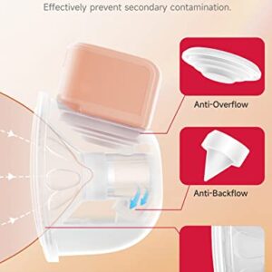 Electric Breast Pump, Hands Free Breast Pump for Breastfeeding Moms, Leak Proof Wearable Breast Pump, Breast Pump with 3 Modes, 9 Levels, Low Noise, Pain Free, USB C Charging