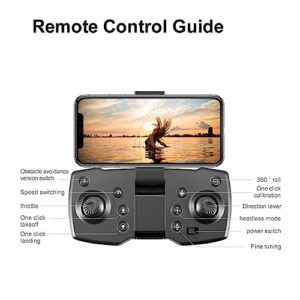 HD FPV Camera Drone - Dual 4K HD Camera Remote Control, RC Quadcopter With Auto Return, Newly Start Speed Adjustment, Gifts For Boys & Girls