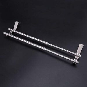 Extendable Over Door Towel Rack Bar Holder Bathroom Kitchen Hotel Cabine Towel Rack for Pool Area Wood