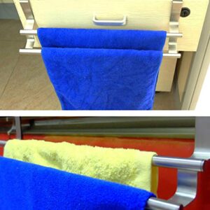 Extendable Over Door Towel Rack Bar Holder Bathroom Kitchen Hotel Cabine Towel Rack for Pool Area Wood