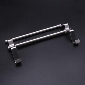 Extendable Over Door Towel Rack Bar Holder Bathroom Kitchen Hotel Cabine Towel Rack for Pool Area Wood