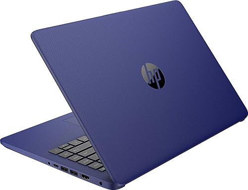 HP Laptop, Newest 14" Ultral Light Laptop for Students and Business, Intel Celeron N4120, 4GB RAM, 64GB eMMC, WiFi, Bluetooth, HDMI, Webcam, USB Type-A&C, Win 11 S, GM Accessory-Indigo Blue