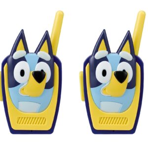 ekids Bluey Toy Walkie Talkies for Kids, Indoor and Outdoor Toys for Kids and Fans of Bluey Toys for Boys and Girls