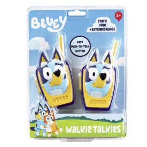 ekids Bluey Toy Walkie Talkies for Kids, Indoor and Outdoor Toys for Kids and Fans of Bluey Toys for Boys and Girls