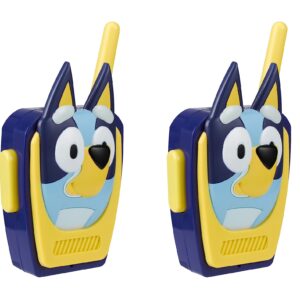 ekids Bluey Toy Walkie Talkies for Kids, Indoor and Outdoor Toys for Kids and Fans of Bluey Toys for Boys and Girls