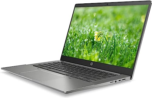 HP High Performance 14" HD Chromebook, Intel i3 Processor Up to 4.0GHz, 4GB Ram, 128GB Storage, Super-Fast WiFi, Webcam, Chrome OS, Seal Grey Color(Renewed)