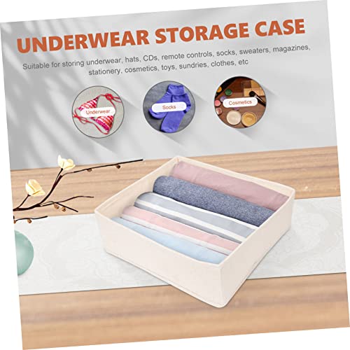 Didiseaon Underwear Closet Organizer travel storage bag travel bra organizer men’s underwear socks drawer organizer panty organizer Cosmetics Storage Container Household Underwear Case