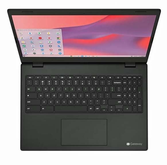 Gateway 15.6 HD Chromebook in Onyx Gray Intel Quad Core up to 3.3Ghz 4GB DDR4 128GB SSD Tuned by THX Audio HDMI Webcam Chrome OS (GC415 - Renewed)