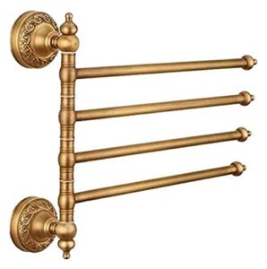 towel bar rack towel rack antic copper rotatable towel rack european bathroom bathroom hanging double stand