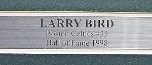 Larry Bird Autographed Framed 8x10 Photo Celtics PSA/DNA Stock #218619