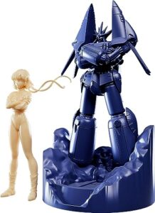 gunbuster: noriko takaya with gunbuster (character color ver.) plamax mf-81 minimum factory model kit