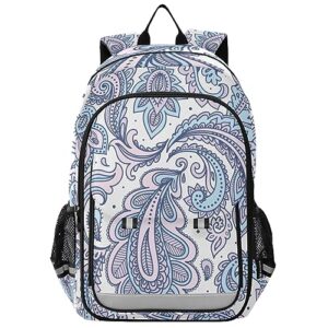 joisal beautiful ethnic floral pattern backpack girls middle school waterproof travel backpack kids ages 6-12