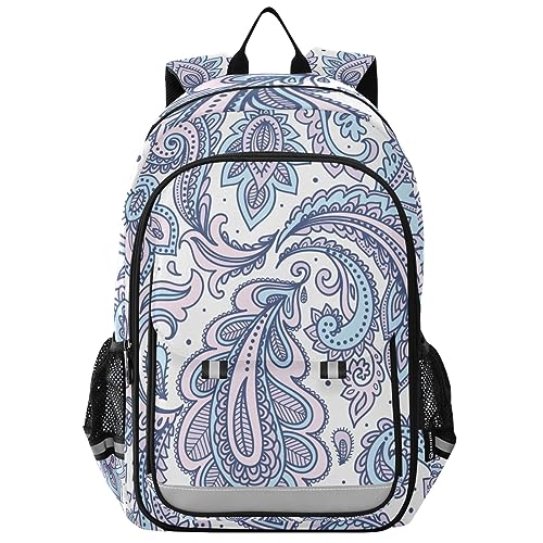 Joisal Beautiful Ethnic Floral Pattern Backpack Girls Middle School Waterproof Travel Backpack Kids Ages 6-12