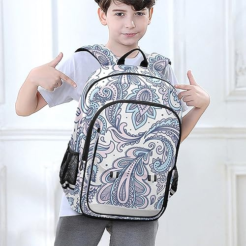 Joisal Beautiful Ethnic Floral Pattern Backpack Girls Middle School Waterproof Travel Backpack Kids Ages 6-12