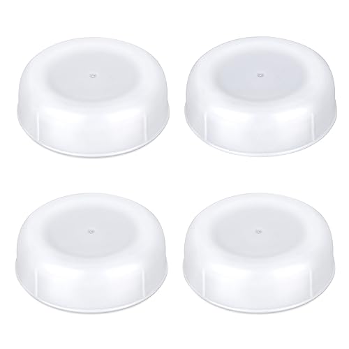 Baby Bottle Lid, Screw Lids Aka Travel Caps with Rewritable Sealing Disc Compatible with Avent dr. Brown Mouth Bottles, Baby Bottle Caps, Cap Replace Natural Bottle Sealing Ring and Sealing Disc