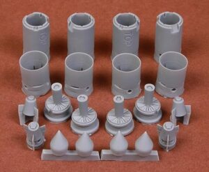 sbs 48072 1/48 b-58 hustler seamless engine intakes for revell/monogram kit