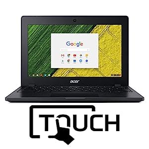 acer Rugged & Spill Resistant Chromebook 11 C771T, Intel Celeron 3855U, 11.6" HD Touch Display, 4GB LPDDR3, 32GB eMMC, MIL-STD 810G Durability, WiFi, Bluetooth, Google Chrome