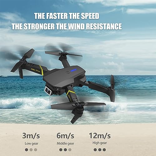 Drones With Camera For Adults 4K, HD Wide Angle Camera WiFi FPV RC Quadrocopter Toy, Stable Trajectory Flight, Intelligent Obstacle Avoidance Portable For Adults Kids Gift