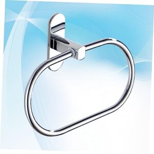 Towel Rack 2pcs Towel Hanger Wall Mounted Towel Holder Towel Rack No Punching Towel Ring Tower Hanger Towel Hanging Towel Bar Single Towel Shelf Towel Bar