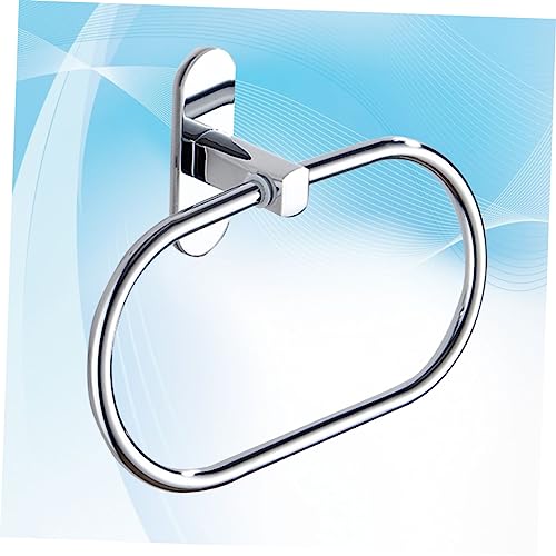 Towel Rack 2pcs Towel Hanger Wall Mounted Towel Holder Towel Rack No Punching Towel Ring Tower Hanger Towel Hanging Towel Bar Single Towel Shelf Towel Bar