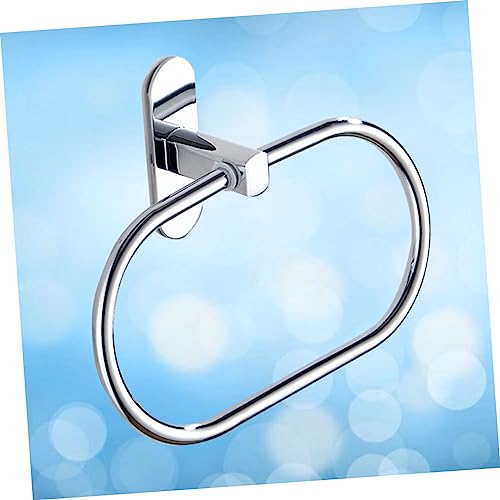 Towel Rack 2pcs Towel Hanger Wall Mounted Towel Holder Towel Rack No Punching Towel Ring Tower Hanger Towel Hanging Towel Bar Single Towel Shelf Towel Bar