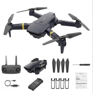 raptor 8k drone - mini drone with 4k hd video camera - professional drone for beginners kids and adults - foldable quadcopter, panoramic mode 120º, slow motion mode, 360º rotation