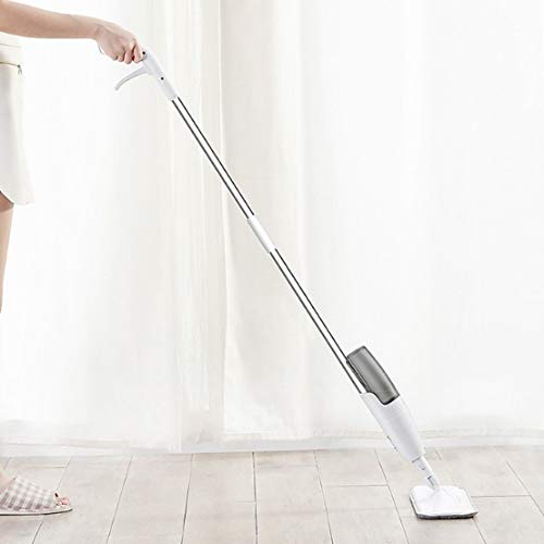 YLYAJY Water Spraying Sweeper Floor Cleaner Carbon Fiber Dust Mops Rags 360 Rotating Rod ANK Waxing Mop