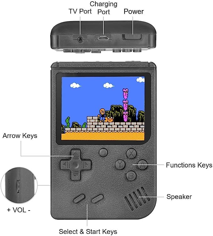 400 in 1 Portable Retro Handheld Game Console 3.0 Inch