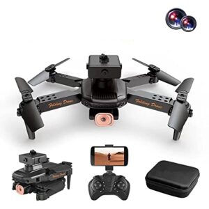 fufafayo mini drone with 1082p dual hd fpv camera remote control toys gifts for boys girls with altitude hold headless mode start speed adjustment, mini drone, drone with camera