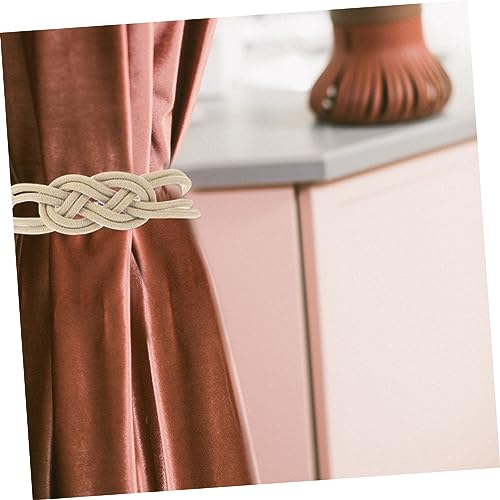 RORPOIR 2pcs Curtain Buckle Outdoor Curtain Tie Belt Magnetic Drapes Rope Magnetic Curtain Holders Outdoor Metal Decor Magnet Tool Shower Curtain Holders Curtain Decor Curtain Accessory