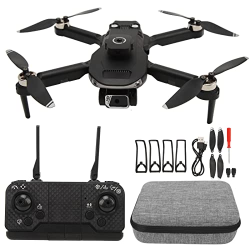 EVTSCAN Drones with Camera for Adults Kids - Foldable RC Quadcopter, Helicopter Toys, with Brushless Motor and Dual HD Lens, One Key Start, for Beginners