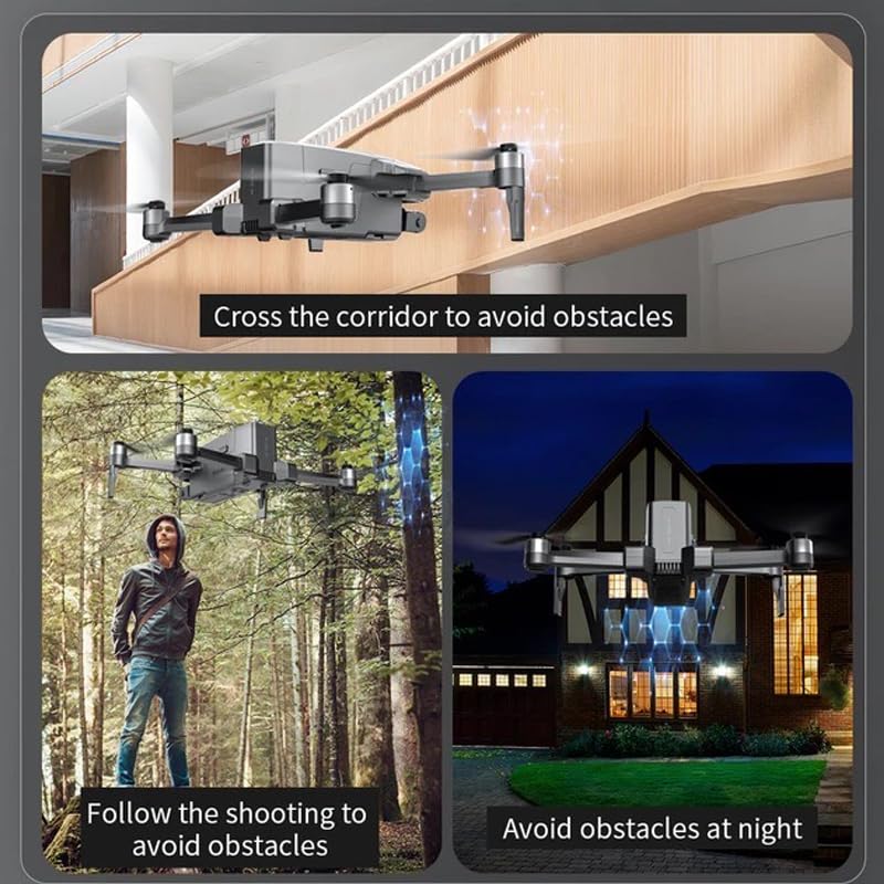 F22PRO Drone with Camera for Adults 4K HDR,2.17mile digital image transmission,FPV drones,0.07mile flying height 2 Batteries,60Mins Flight Time with GPS+optical flow dual positioning,Automatic return,EIS Anti-shake gimbal,Forward obstacle avoidance,Foldin