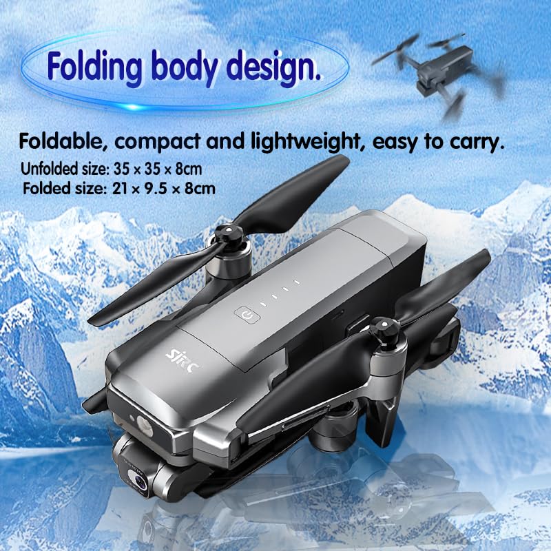 F22PRO Drone with Camera for Adults 4K HDR,2.17mile digital image transmission,FPV drones,0.07mile flying height 2 Batteries,60Mins Flight Time with GPS+optical flow dual positioning,Automatic return,EIS Anti-shake gimbal,Forward obstacle avoidance,Foldin