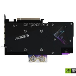 Gigabyte AORUS GeForce RTX 4070 Ti 12GB Xtreme WATERFORCE WB Graphics Card, WATERFORCE Water Block Cooling System, 12GB 192-bit GDDR6X, GV-N407TAORUSX WB-12GD Video Card