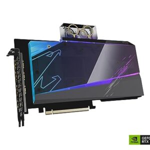 Gigabyte AORUS GeForce RTX 4070 Ti 12GB Xtreme WATERFORCE WB Graphics Card, WATERFORCE Water Block Cooling System, 12GB 192-bit GDDR6X, GV-N407TAORUSX WB-12GD Video Card