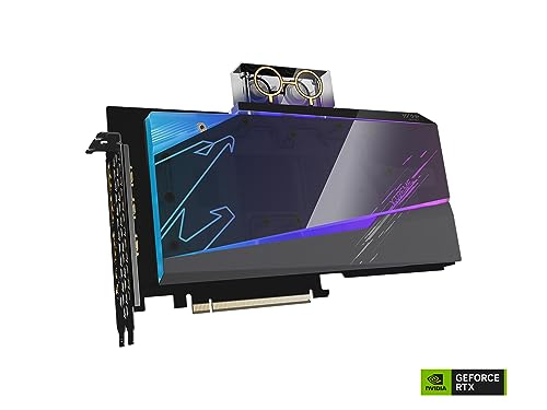 Gigabyte AORUS GeForce RTX 4070 Ti 12GB Xtreme WATERFORCE WB Graphics Card, WATERFORCE Water Block Cooling System, 12GB 192-bit GDDR6X, GV-N407TAORUSX WB-12GD Video Card