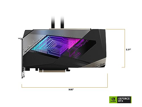 Gigabyte AORUS GeForce RTX 4070 Ti 12GB Xtreme WATERFORCE Graphics Card, WATERFORCE All-in-one Cooling System, 12GB 192-bit GDDR6X, GV-N407TAORUSX W-12GD Video Card