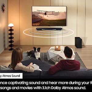 SAMSUNG QN50LS03BAFXZA 50 Inch The Frame 4K UltraHD Smart QLED TV with a HW-Q60C 3.1ch Soundbar and Subwoofer with Dolby Atmos (2022)