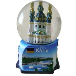 Kyiv Snow Globe Souvenir Capital of Ukraine