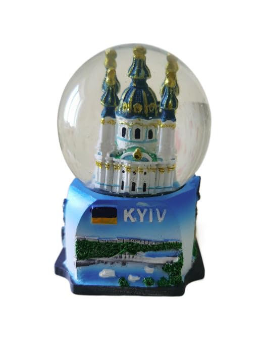 Kyiv Snow Globe Souvenir Capital of Ukraine