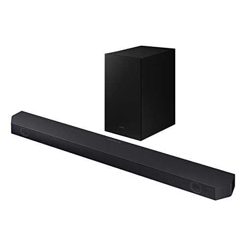 SAMSUNG QN50LS03BAFXZA 50 Inch The Frame 4K UltraHD Smart QLED TV with a HW-Q60C 3.1ch Soundbar and Subwoofer with Dolby Atmos (2022)